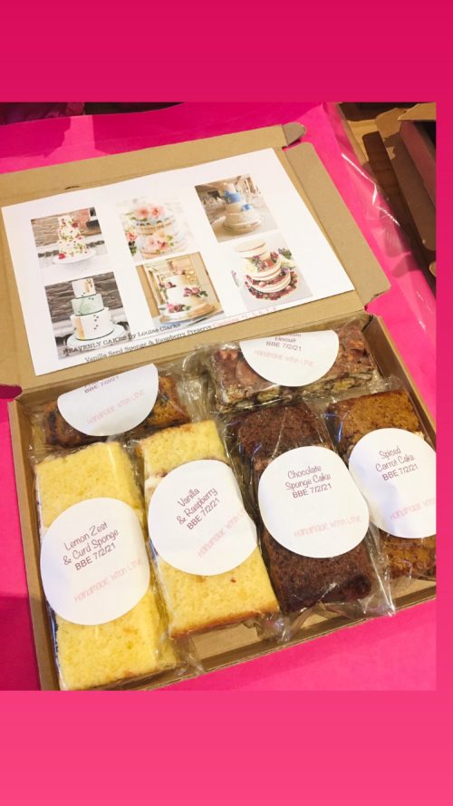 Wedding Cake Samples Box - Heavenly Cakes