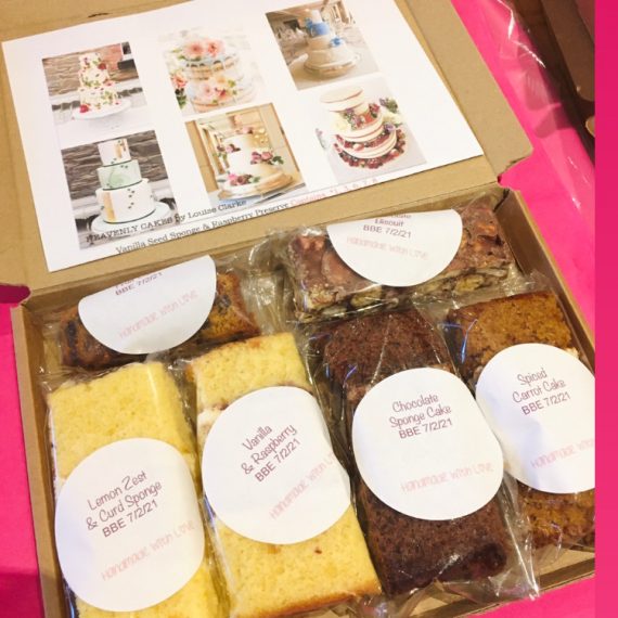 Wedding Cake Samples Box - Heavenly Cakes